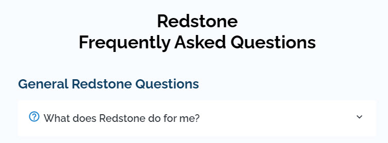 Redstone FAQs | Bradford Technologies, Inc.